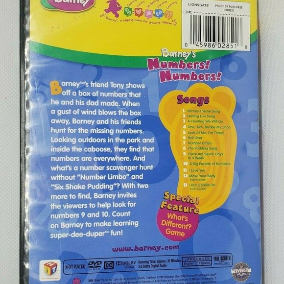 Unlisted | Media | Barney Numbers Numbers Dvd Decent | Poshmark